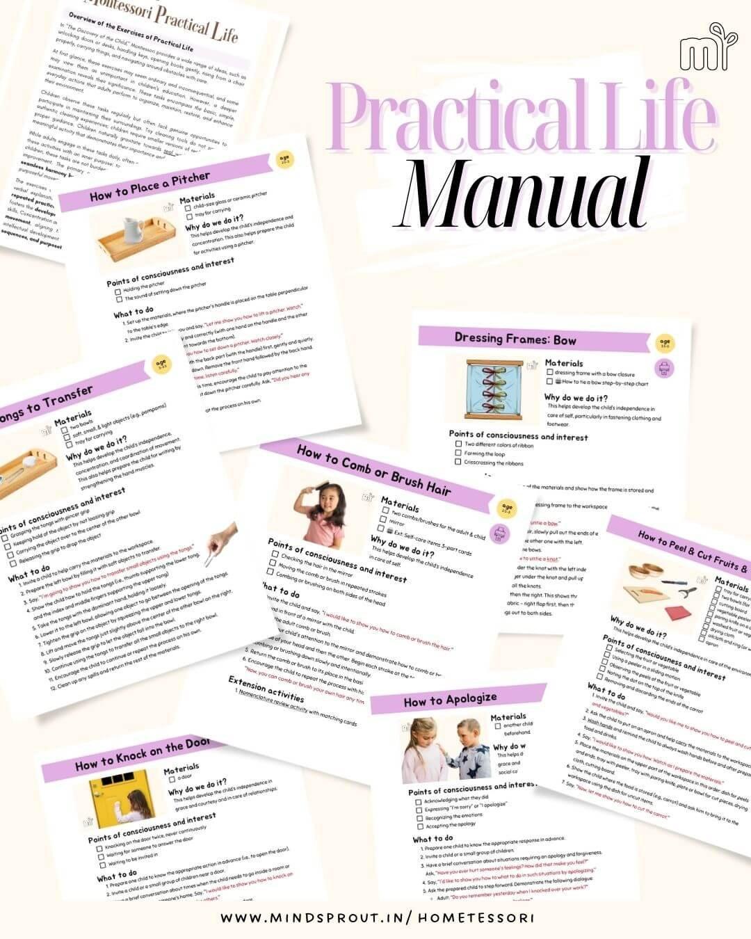 Hometessori Manuals