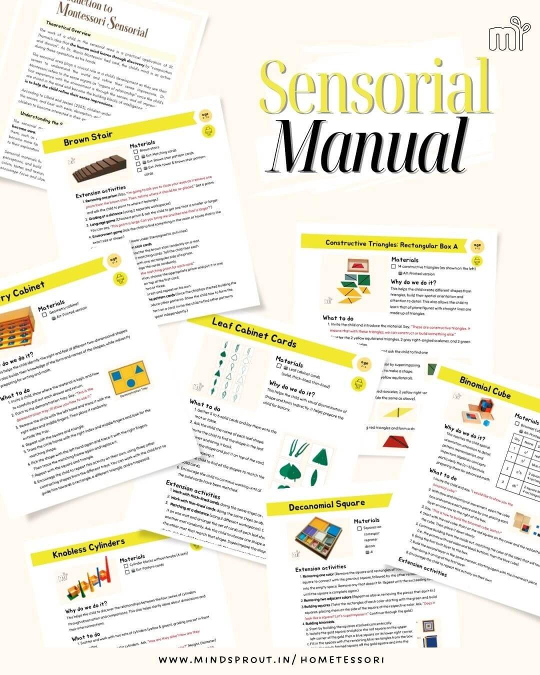 Hometessori Manuals